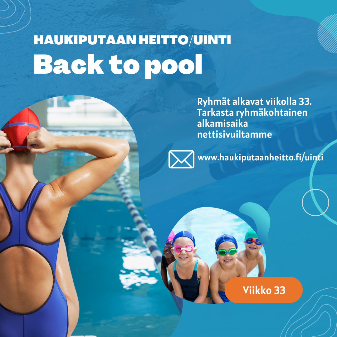 Uintijaoston ryhmien toiminta käynnistyy viikolla 33 - Haukiputaan Heitto